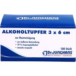 Dr. JUNGHANS Alkoholtupfer 3x6 cm steril 100 St