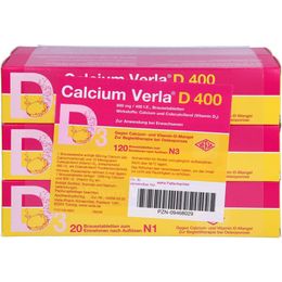 Verla-Pharm Arzneimittel GmbH & Co. KG Calcium Verla D 400 Brausetabletten 120 St