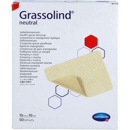 Avitamed Grassolind Salbenkompressen 10x10 cm steril 50 St