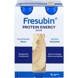 Fresenius Fresubin Protein Energy Drink Nuss Trinkflasche Trinknahrung 4X200 ml