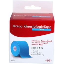 Draco Kinesiologietape 5 cmx5 m t&uuml;rkis 1 St