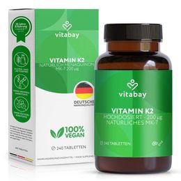Vitamin K2 200 &mu;g MK-7 vegan Tabletten 240 St