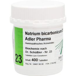 Biochemie Adler 23 Natrium bicarbonicum D 12 Tabl. 400 St