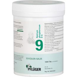 Pfl&uuml;ger&reg; Biochemie Pfl&uuml;ger 9 Natrium phosphoricum D 6 Tabl. 1000 St