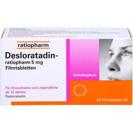 DESLORATADIN-ratiopharm 5 mg Filmtabletten 50 St