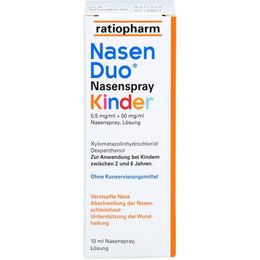 ratiopharm NasenDuo Nasenspray Kinder 10 ml