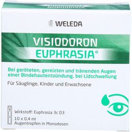 Weleda Visiodoron Euphrasia Augentropfen 10X0.4 ml