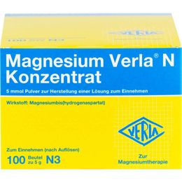 Verla-Pharm Arzneimittel GmbH & Co. KG Magnesium Verla N Konzentrat Plv.z.H.e.L.z.Einn. 100 St