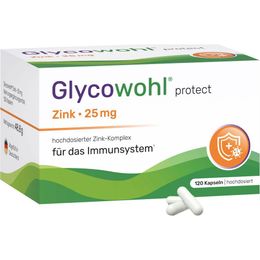 Heilpflanzenwohl GmbH Glycowohl Zink-Komplex 25 mg hochdosierte Kapseln 120 St