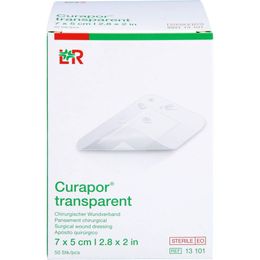 Lohmann & Rauscher Curapor Wundverband steril transparent 5x7 cm 50 St