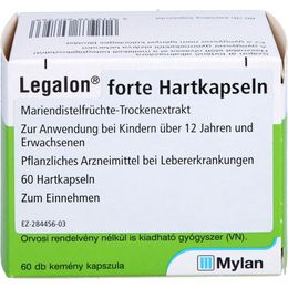 EurimPharm Arzneimittel Legalon forte Hartkapseln 60 St