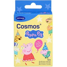 Paul Hartmann AG Cosmos Peppa Pig Pflasterstrips 3 Gr&ouml;&szlig;en 12 St