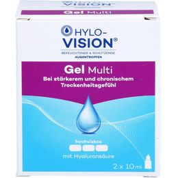 OmniVision GmbH HYLO-VISION Gel multi Augentropfen 2X10 ml