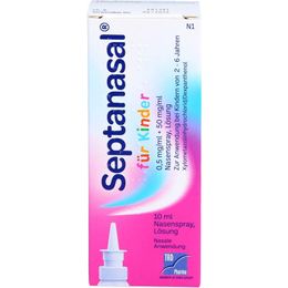 Septanasal f&uuml;r Kinder 0,5 mg/ml + 50 mg/ml Nasens. 10 ml
