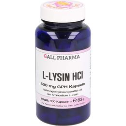 Hecht-Pharma L-LYSIN 500 mg Kapseln 100 St
