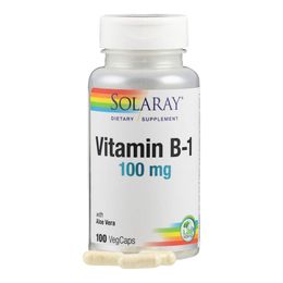 Vitamin B1 100 mg Solaray Kapseln 100 St