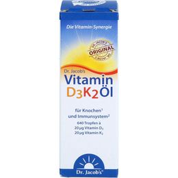 Dr. Jacob's® Vitamin D3K2 Öl 800 I.E.+20 μg D3+K2 Dr.Jacob's 20 ml