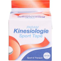 PARAM Kinesiologie Sport Tape 5 cmx5 m rot 1 St