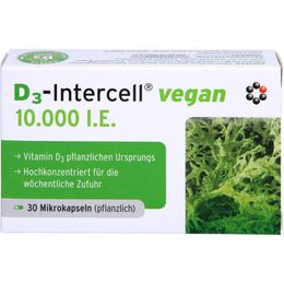 INTERCELL-Pharma GmbH D3-INTERCELL vegan 10.000 I.E. Kapseln 30 St