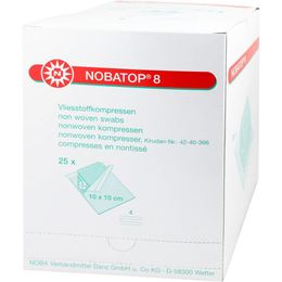 Nobatop 8 Kompressen 10x10 cm steril 25X5 St