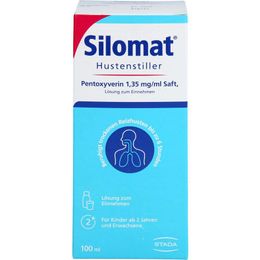 STADA Silomat Hustenstiller Pentoxyverin 1,35 mg/ml Saft 100 ml
