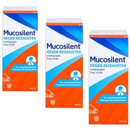 Mucosilent gg.Reizhust.Levodropropizin 6mg/ml Saft 3 St