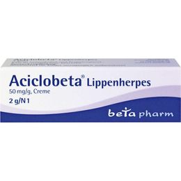 betapharm Aciclobeta Lippenherpes Creme 2 g
