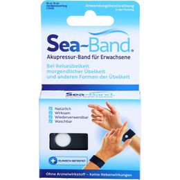 SEA-BAND Akupressurband f.Erwachsene black 2 St
