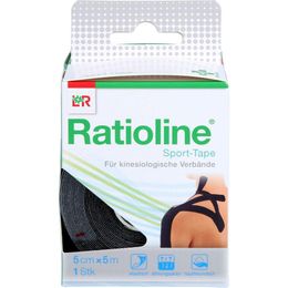 Lohmann & Rauscher Ratioline Sport-Tape 5 cmx5 m schwarz 1 St