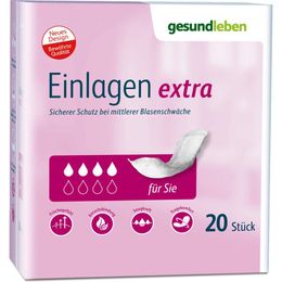 Gesund Leben Einlagen extra 6X20 St