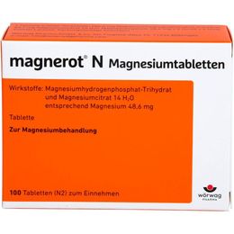 WÖRWAG PHARMA Magnerot N Magnesiumtabletten 100 St