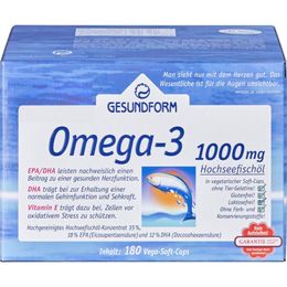 Gesundform Omega-3 1000 mg Kapseln 180 St