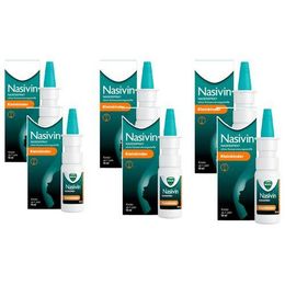 Wick Nasivin Nasenspray oK Kleinkinder 0,25 mg/ml 6 St