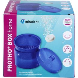 HAGER PHARMA Miradent Protho Box Home blau Glitzer 1 St