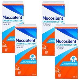 Mucosilent gg.Reizhust.Levodropropizin 6mg/ml Saft 4 St