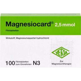 Verla-Pharm Arzneimittel GmbH & Co. KG Magnesiocard 2,5 mmol Filmtabletten 100 St
