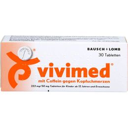 Vivimed mit Coffein gegen Kopfschmerzen Tabletten 30 St