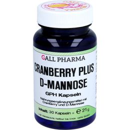 Hecht-Pharma Cranberry Plus D-Mannose Gph Kapseln 30 St