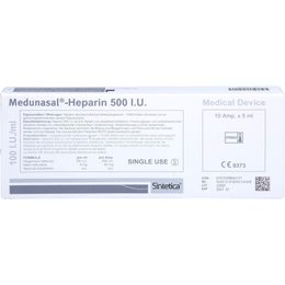 MEDUNASAL-Heparin 500 I.U. Ampullen 10X5 ml