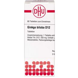 DHU-Arzneimittel Ginkgo Biloba D 12 Tabletten 80 St