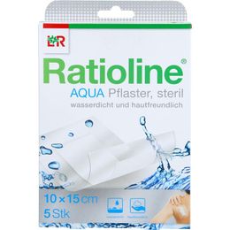 Lohmann & Rauscher Ratioline aqua Duschpflaster Plus 10x15 cm steril 5 St