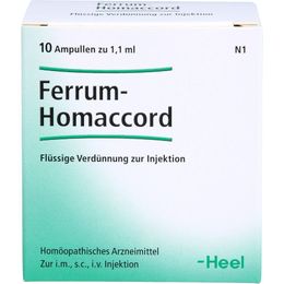 Heel Ferrum Homaccord Ampullen 10 St