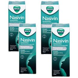 Wick Nasivin Nasenspray oK Erw./Schulkin.0,5 mg/ml 4 St