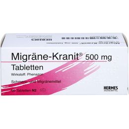HERMES Arzneimittel Migräne Kranit 500 mg Tabletten 50 St