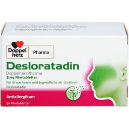 Queisser Desloratadin DoppelherzPharma 5 mg Filmtabletten 50 St