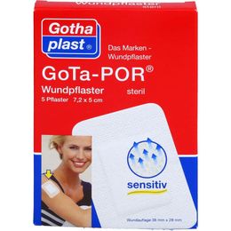 GOTA-POR Wundpflaster 5x7,2 cm steril 5 St