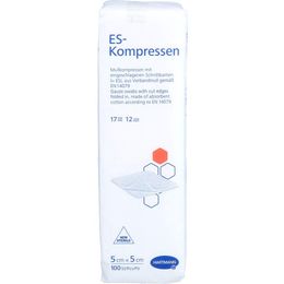 EurimPharm Arzneimittel ES-KOMPRESSEN unsteril 5x5 cm 12fach 100 St