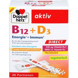 Queisser Doppelherz B12+D3 Direct Pellets 20 St