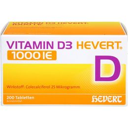 Vitamin D3 Hevert 1000 I.E. Tabletten 200 St