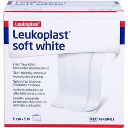 BSN Leukoplast soft white Pflaster 6 cm x5 m Rolle 1 St